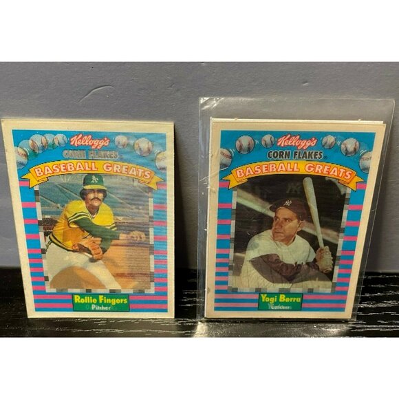 Toys | Sportsflics Kelloggs Baseball Cards 1991 Mlb Set Of 2 Yogi Berra ...